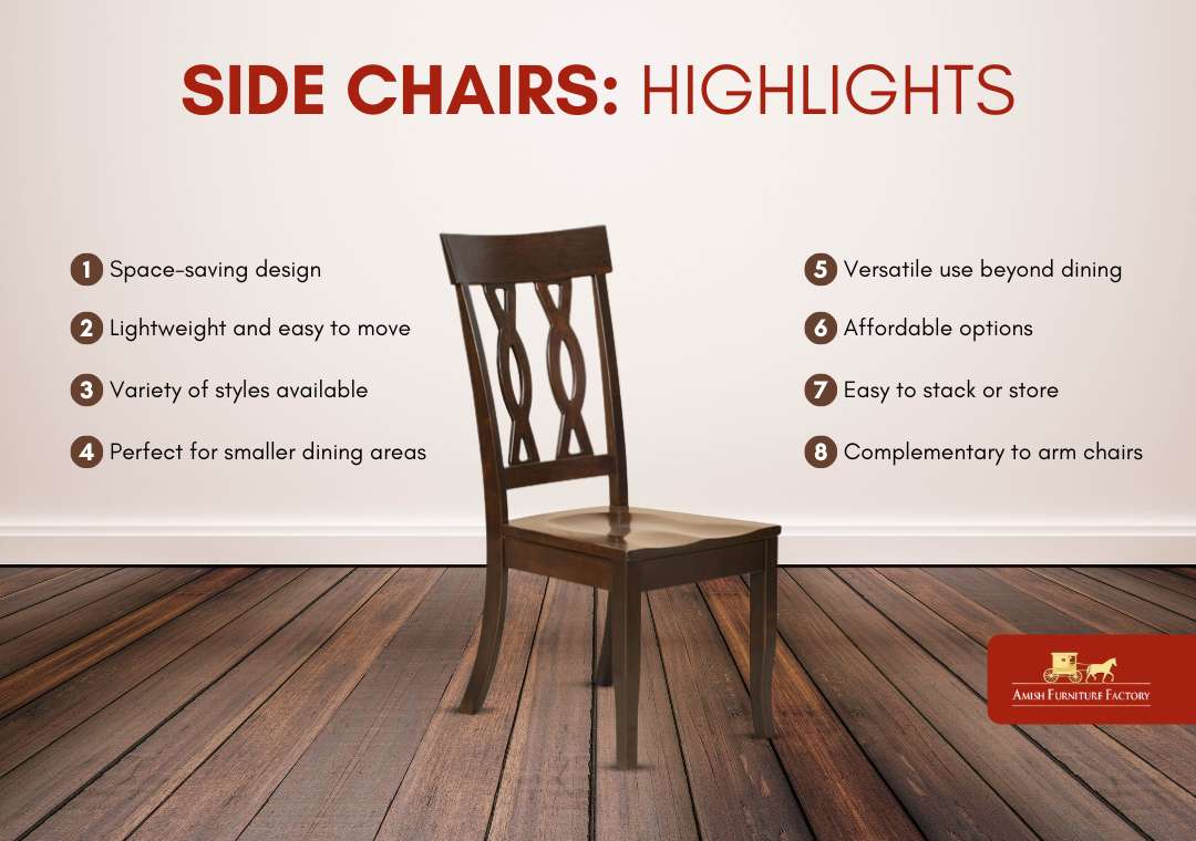 Dining Arm Chair vs. Side Chair Option Comparison