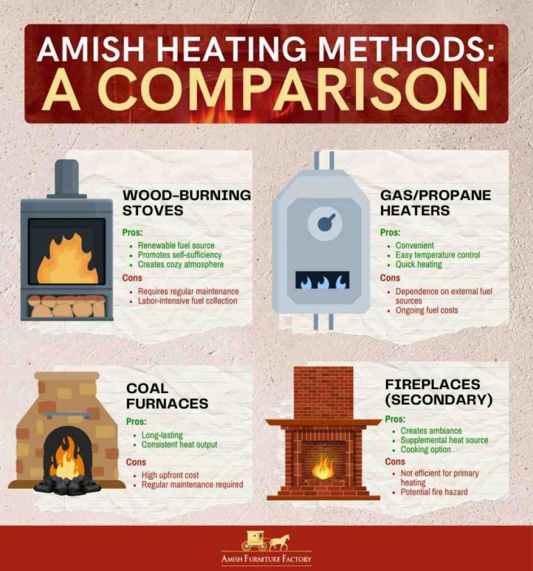 How Do The Amish Heat Their Homes? - Amish Furniture Factory Amish ...
