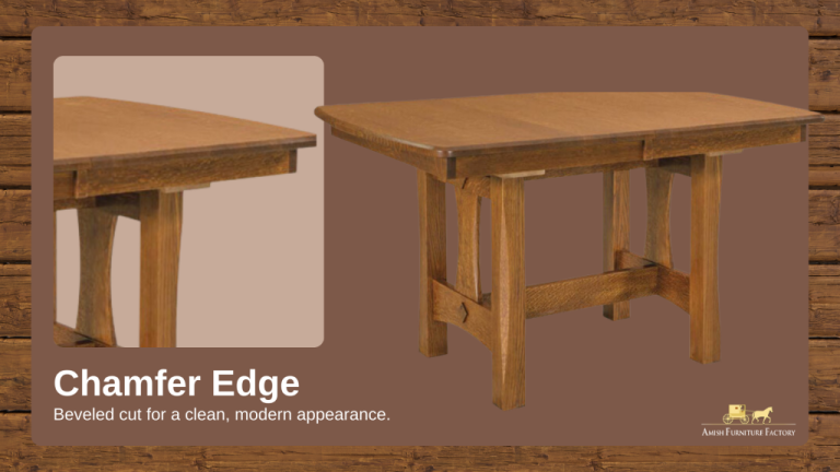 An Overview of Dining Table Edge Shapes - Amish Furniture Factory Amish ...