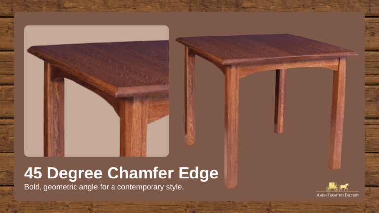 An Overview of Dining Table Edge Shapes - Amish Furniture Factory Amish ...