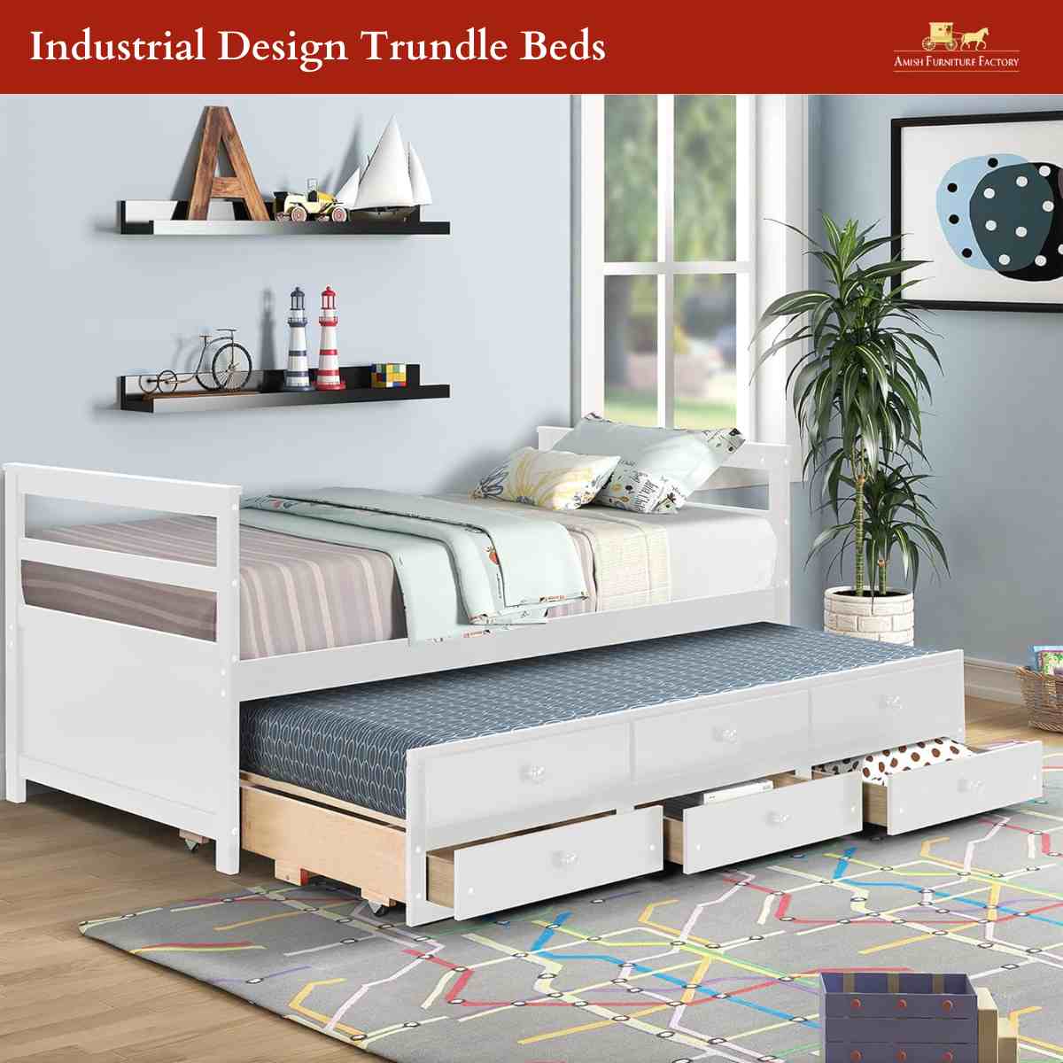 Stylish Wooden Trundle Bed Ideas for Modern Homes