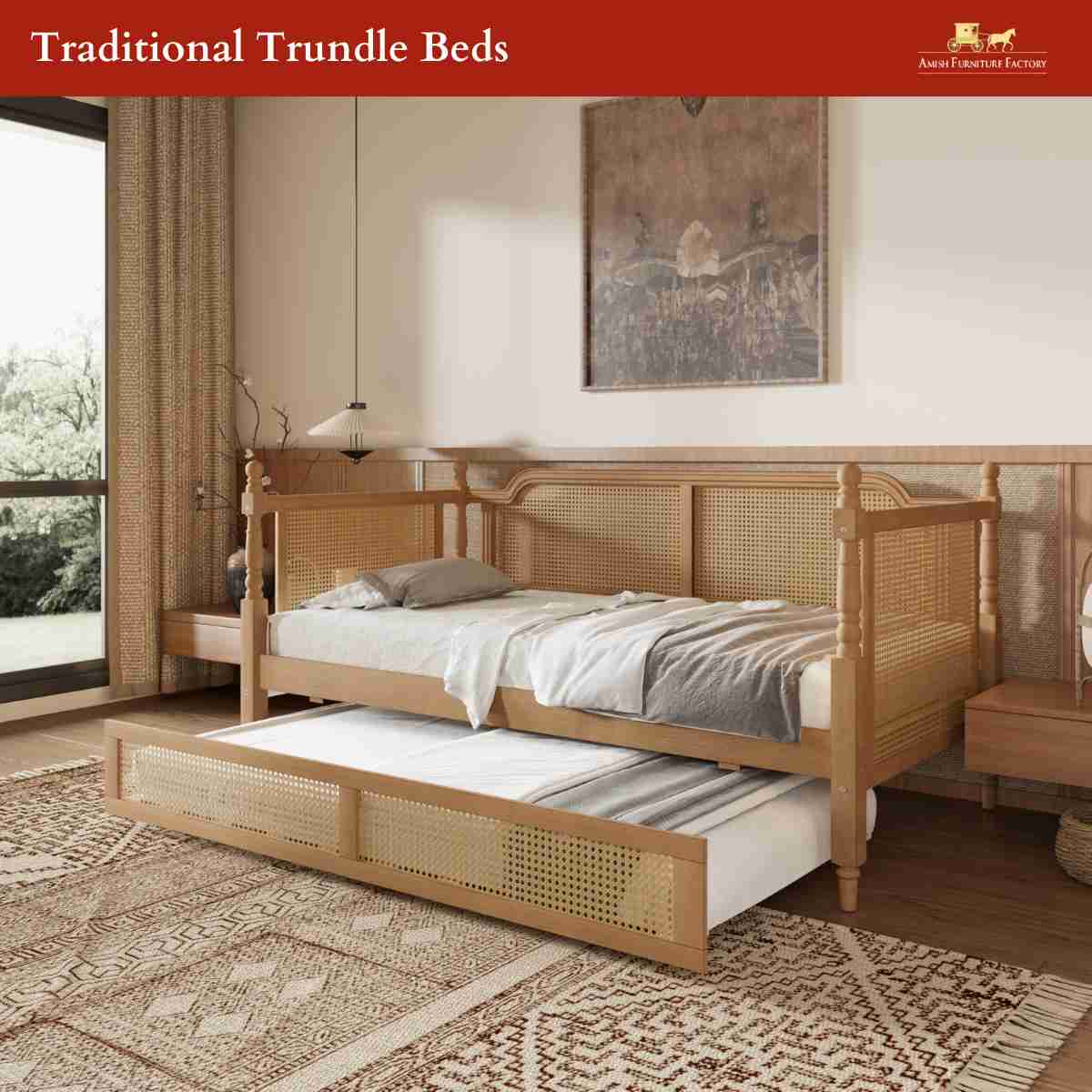 Stylish Wooden Trundle Bed Ideas for Modern Homes