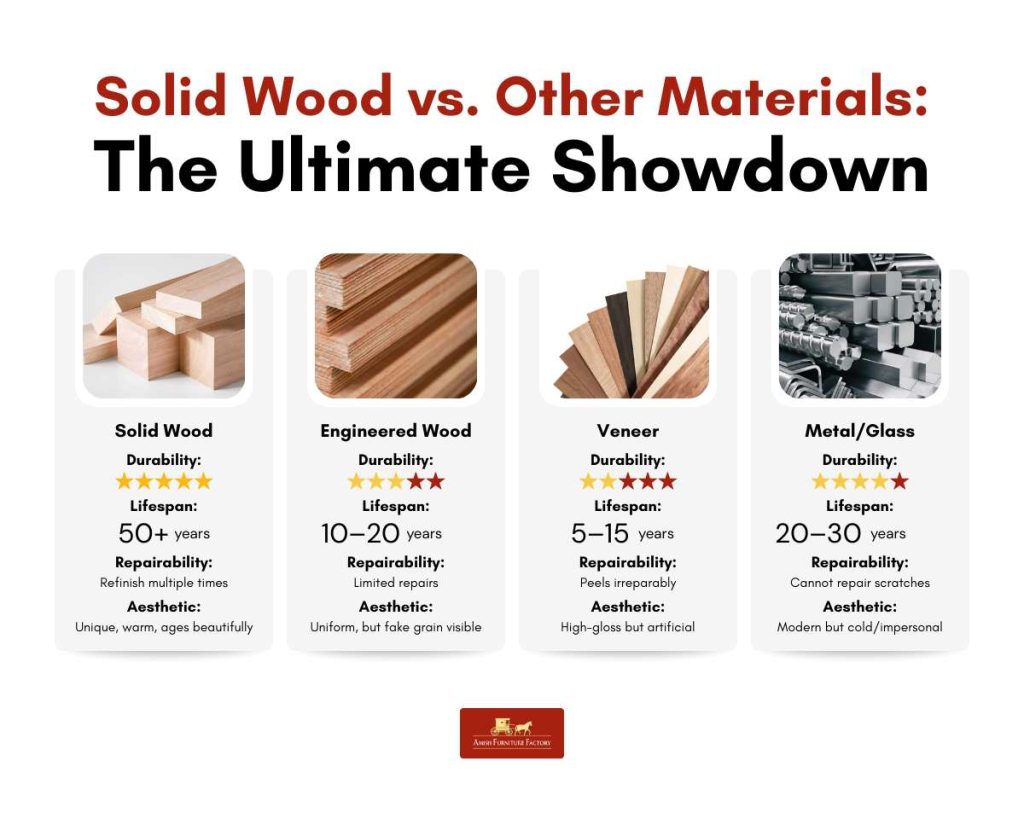 Why Solid Wood is the Best Wood for Dining Tables
