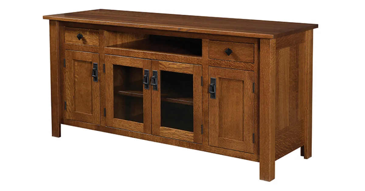 1800 Mission 60\" TV Cabinet