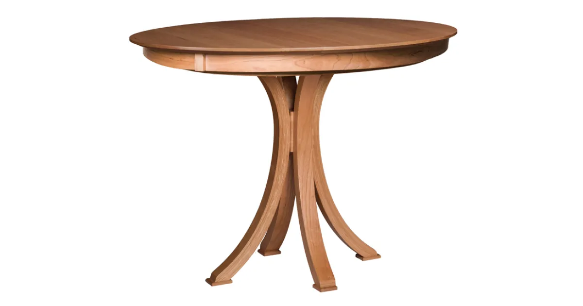 Rippleback Pedestal Extension Dining Table