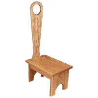Oak Bench, Handle | Amish Furniture Factory