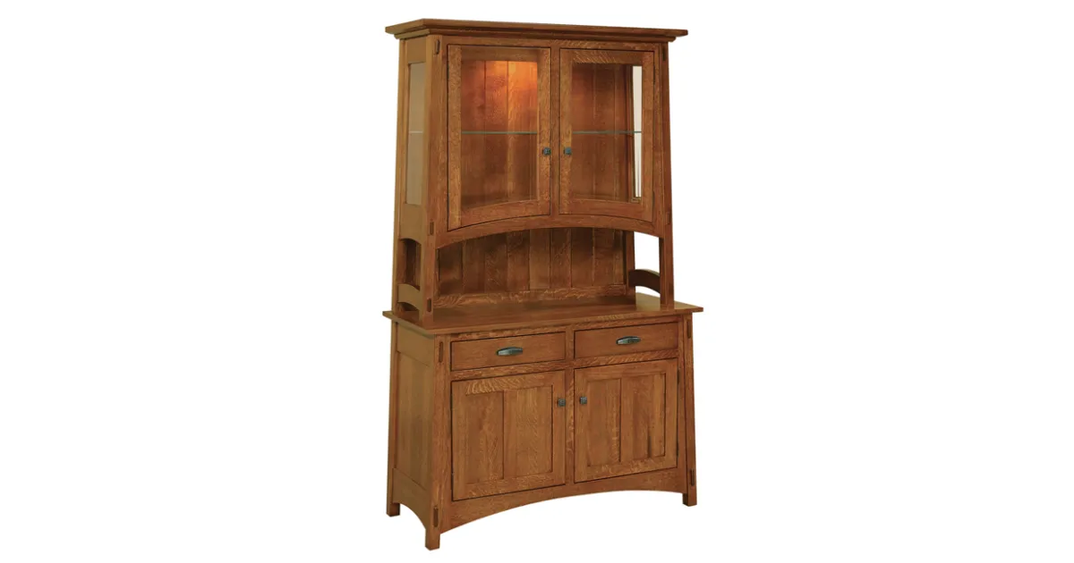 Colbran 2 Door Hutch | Amish Furniture Factory