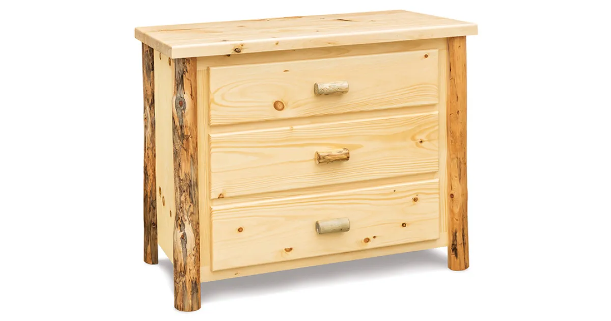 Fireside Rustic Econo Line 3 Drawer Chest