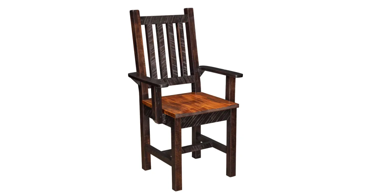 Rough Cut Maplewood Arm Chair