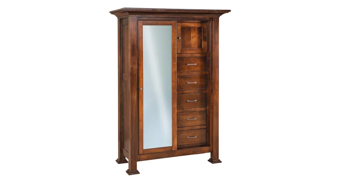 Empire Chifferobe with Sliding Door