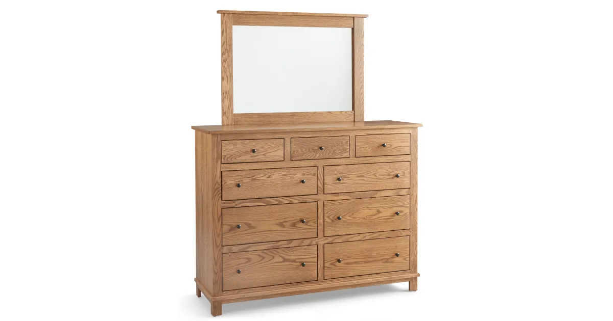 Simplicity Flint 9 Drawer Dresser