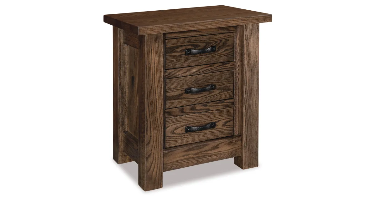 Vogen 021 - 3 Drawer Nightstand