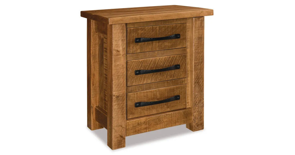 Vogen 029-3 - 3 Drawer Nightstand