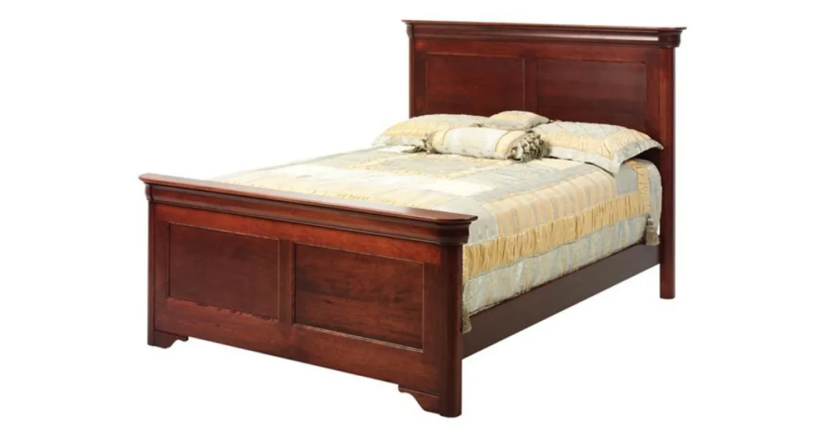 Louis Phillipe Panel Bed