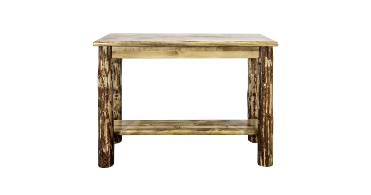 Glacier Country Console Table with Shelf