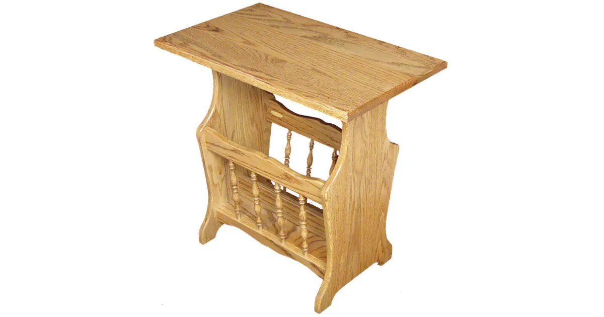 Medium Magazine Stand | Amish Furniture Factory