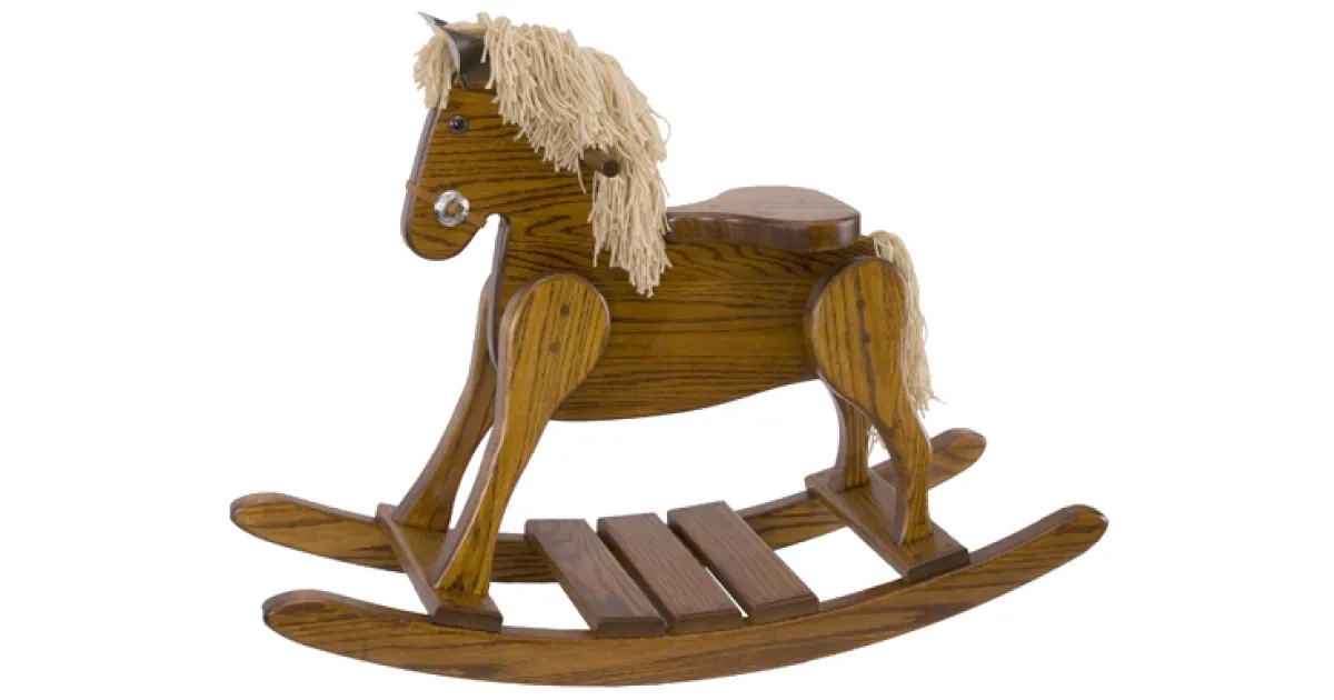 Small Wooden Rocking Horse for Sale | Amish Made Toy
