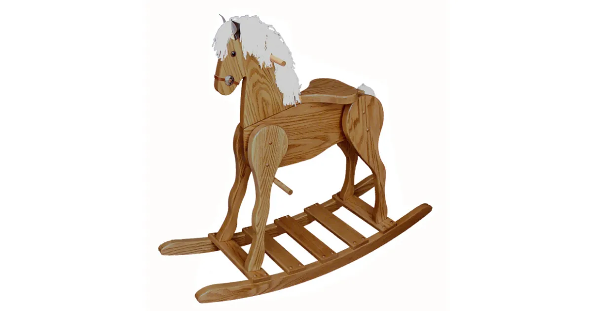 Large Rocking Horse | Solid Wood Rocking Horse