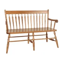 Straight Back Bench