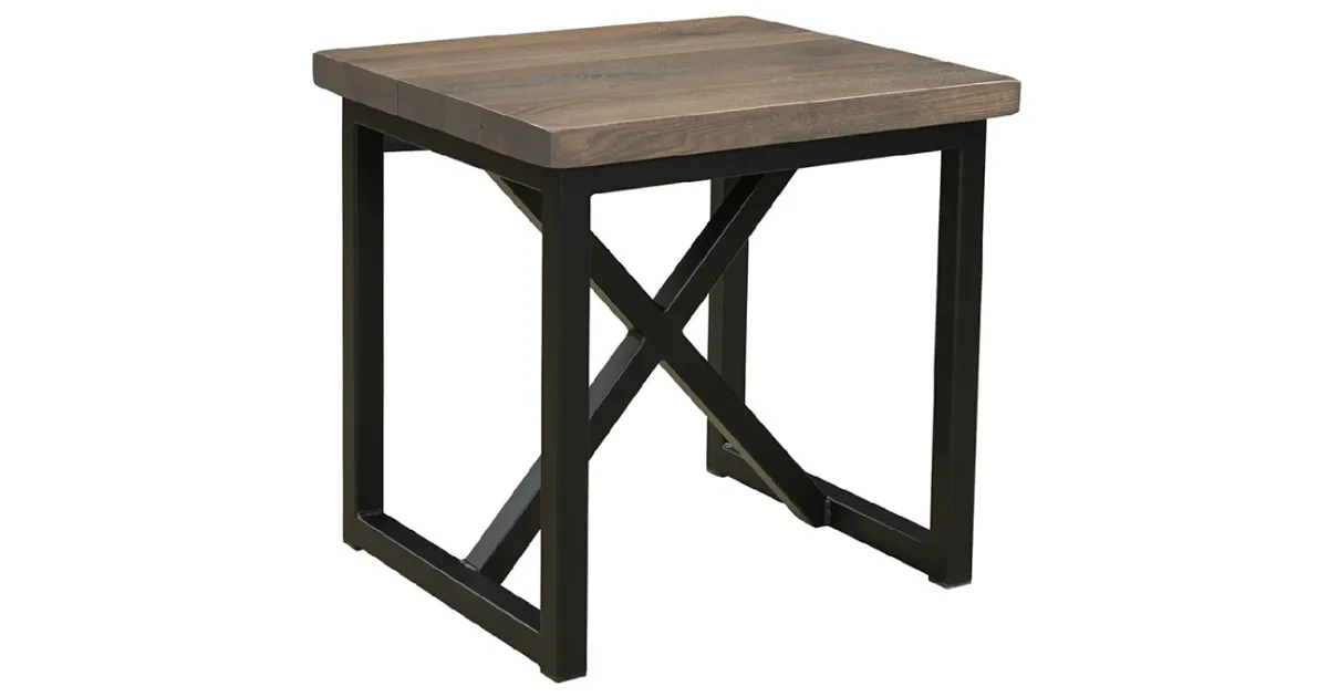 Boat Wood End Table