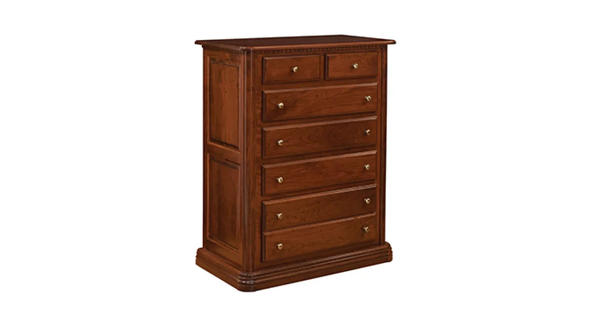 Colonial 6 Drawer Chest