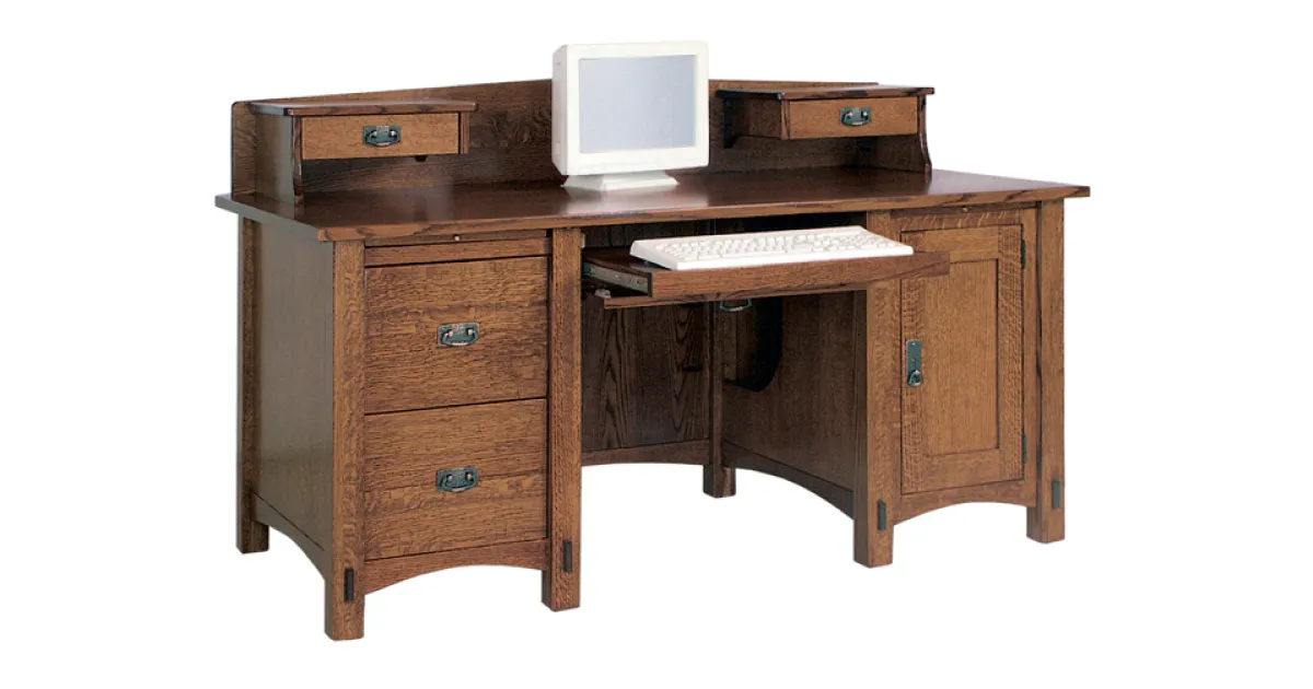 Springhill Computer Desk with Topper
