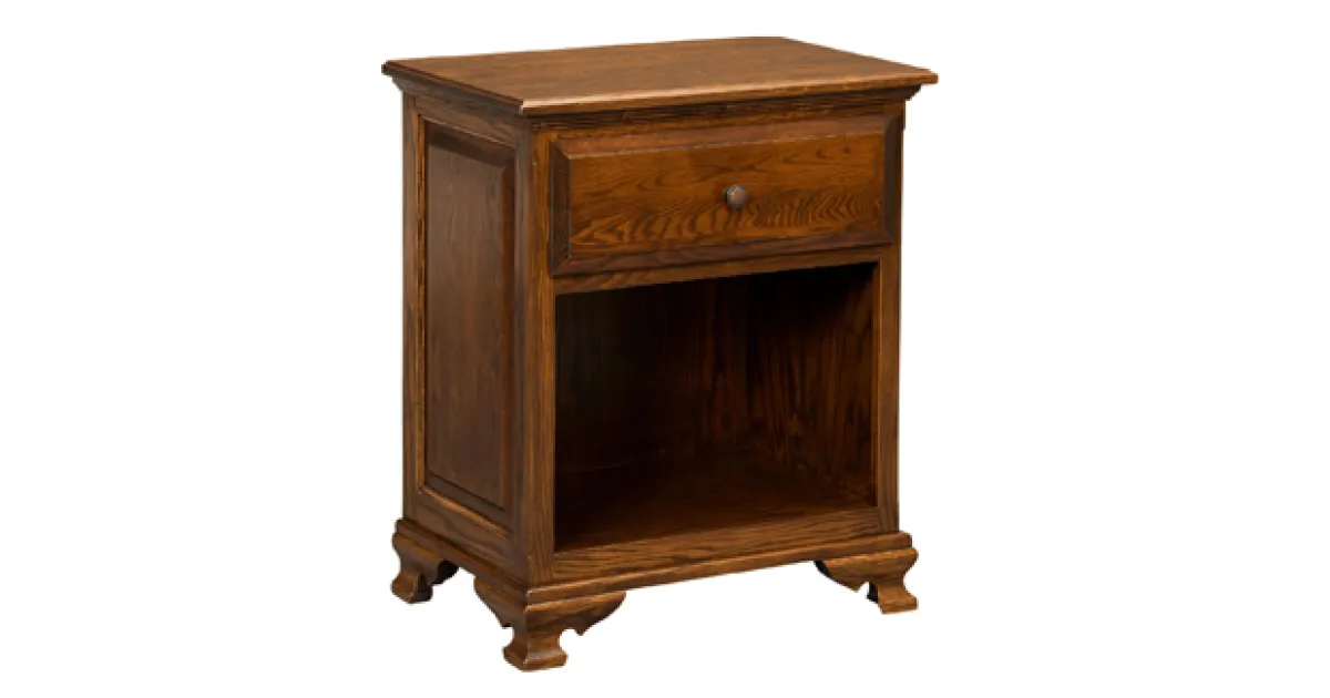 Americana 1 Drawer Open Night Stand