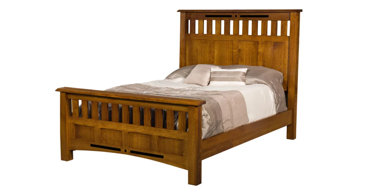 Bel Aire Slat Panel Bed