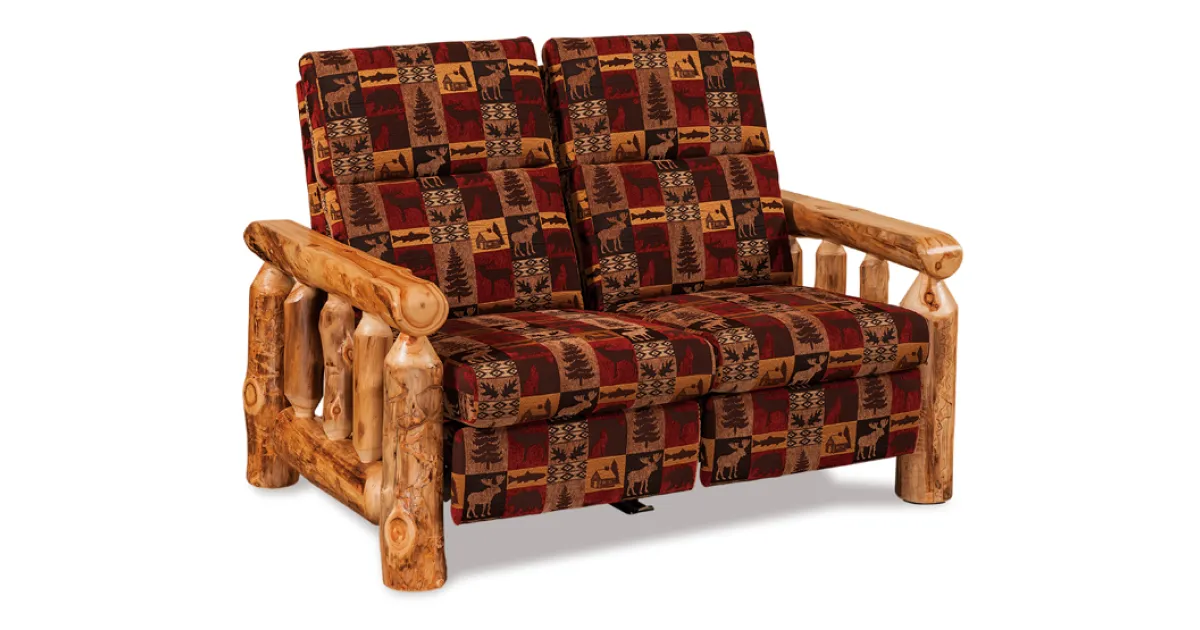 Fireside Rustic Reclining Loveseat
