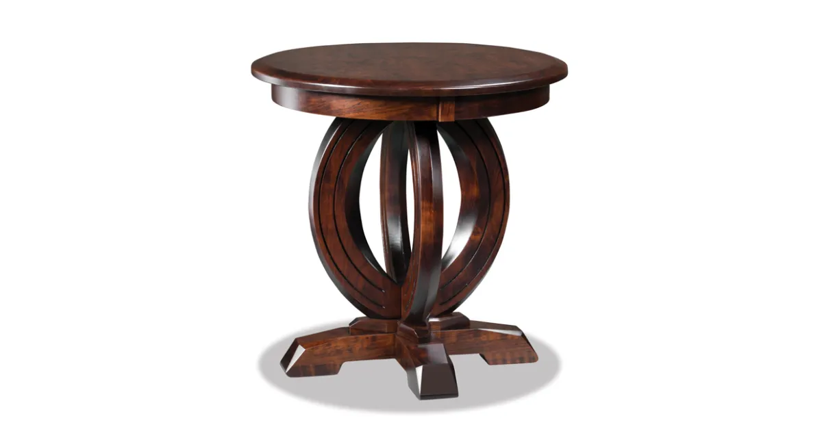 Saratoga 24\" Round Solid Top End Table