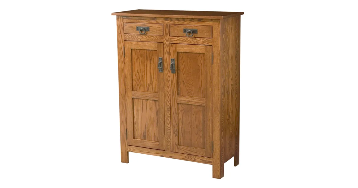 Mission Style 2-Door 2-Reverse Panel with Drawer Pie Safe | Amish ...