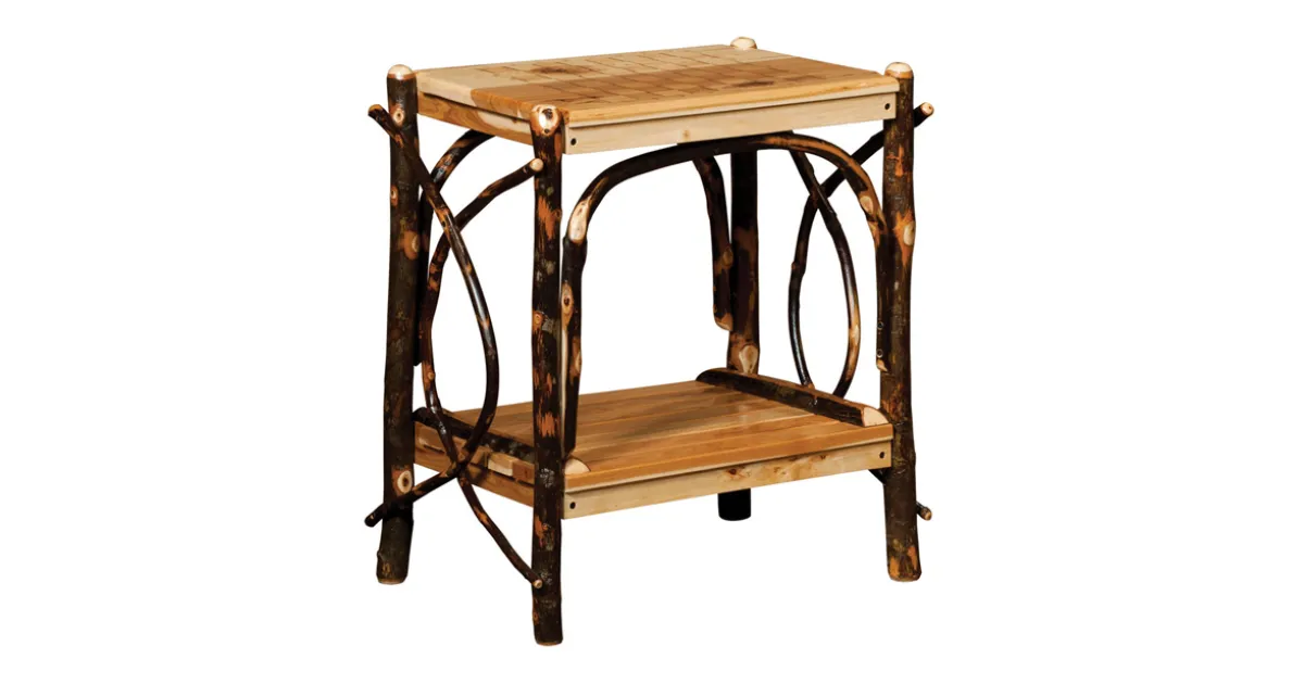 Checkerboard End Table