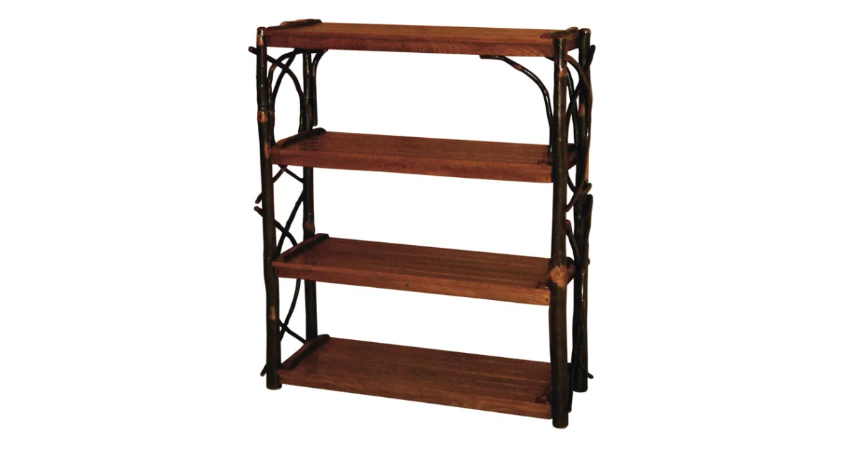 Hickory 4 Shelf Stand
