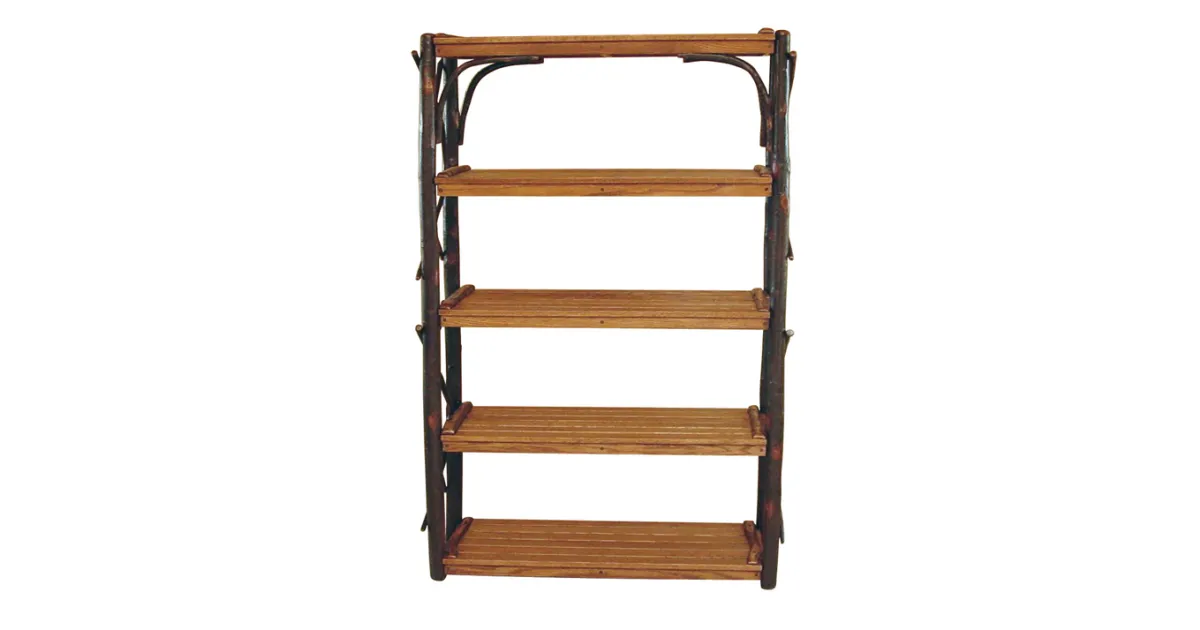 Hickory 5 Shelf Stand
