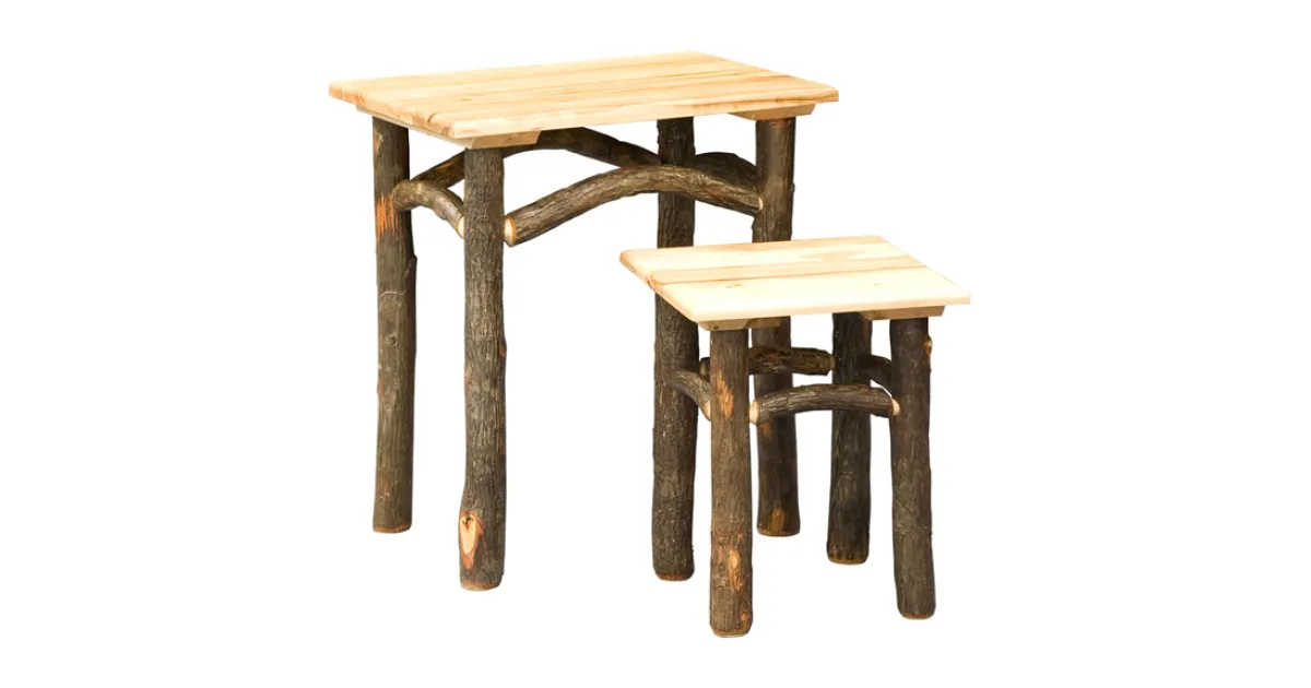 Hickory Nesting Table