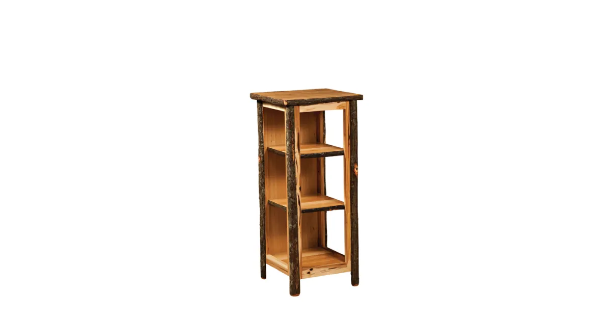 Hickory Utility Stand with Open Sides