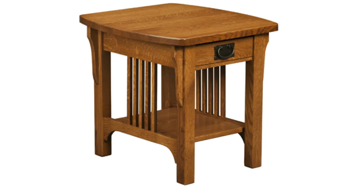 Craftsman Mission Open End Table