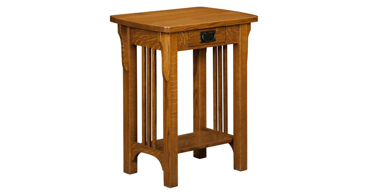 Craftsman Mission Telephone Stand