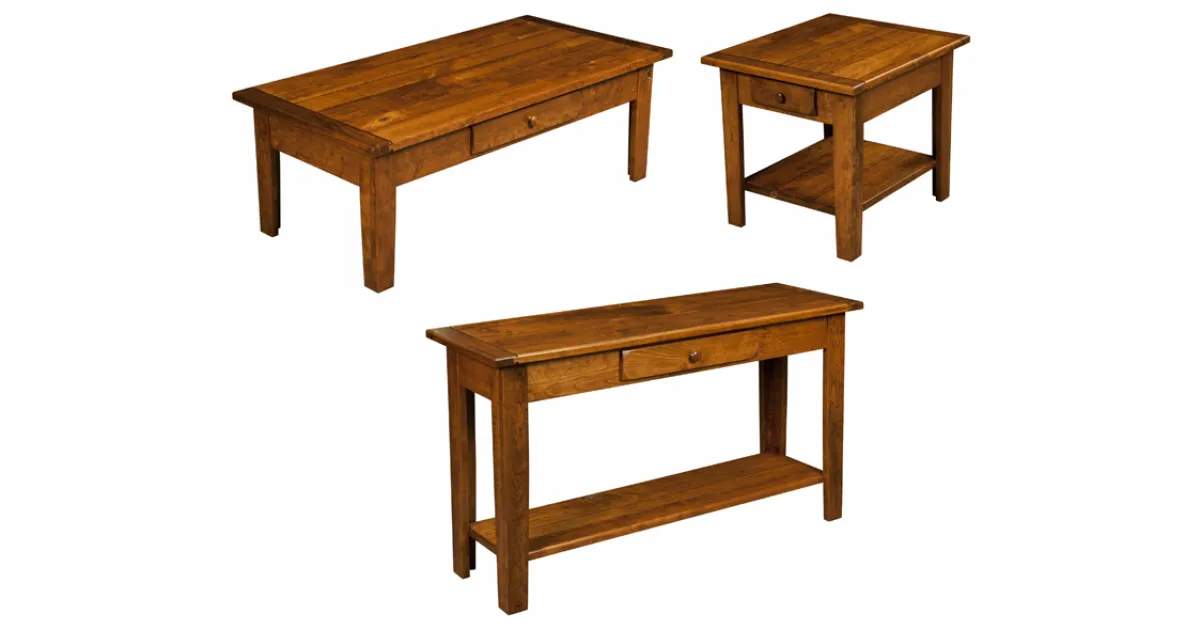 Homestead Rustic Occasional Table Set
