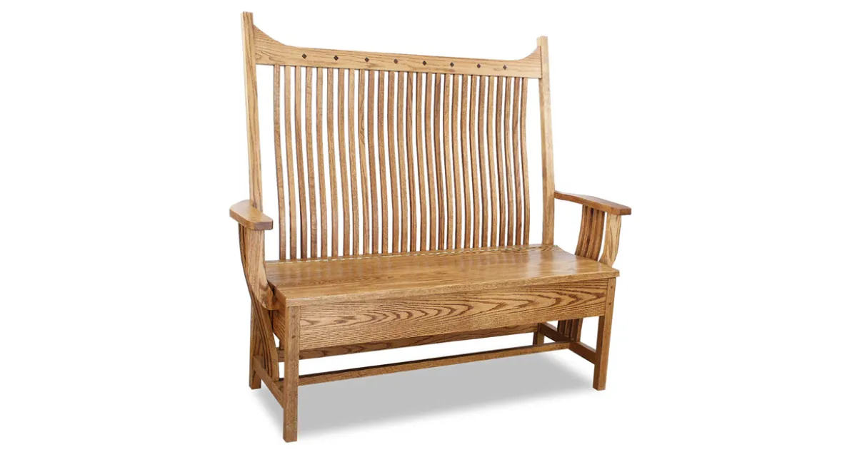 Royal Mission Bench | Amish Furniture Factory