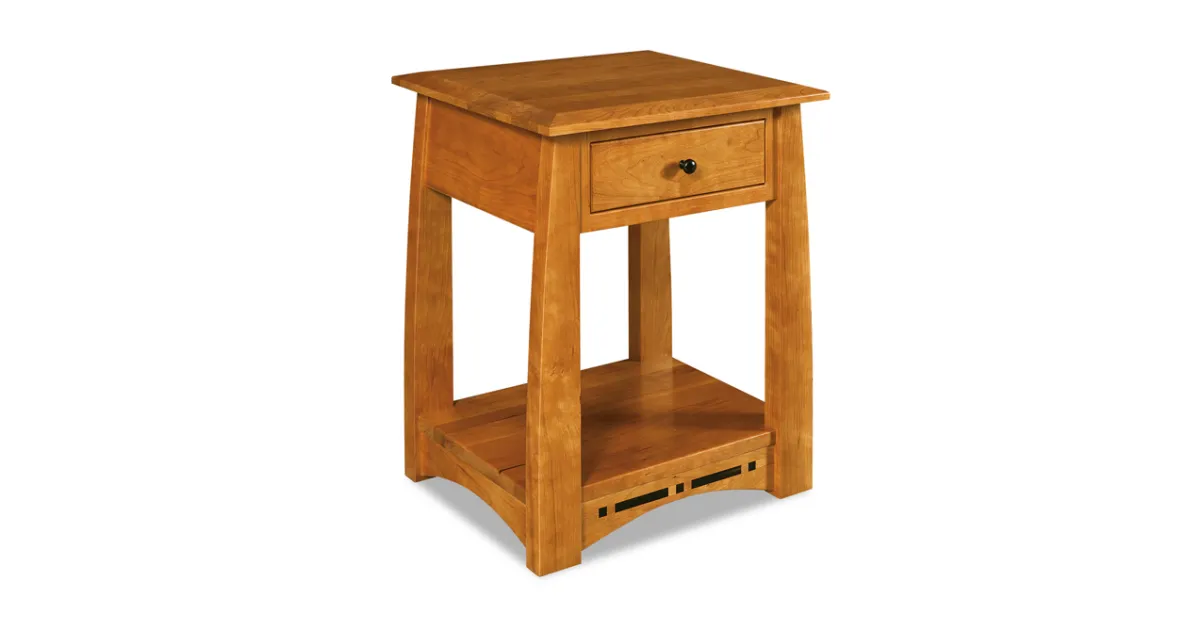 Boulder Creek 1 Drawer Open Night Stand