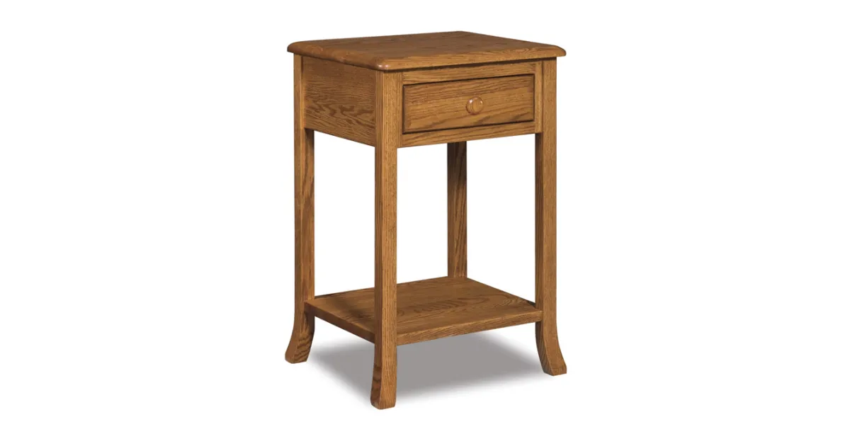 Carlisle 1 Drawer Open Night Stand