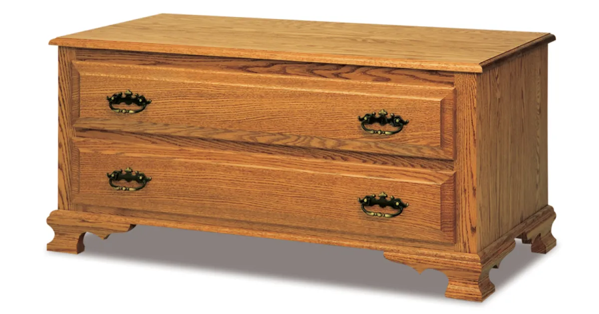 Hoosier Heritage Blanket Chest with False Drawer Fronts