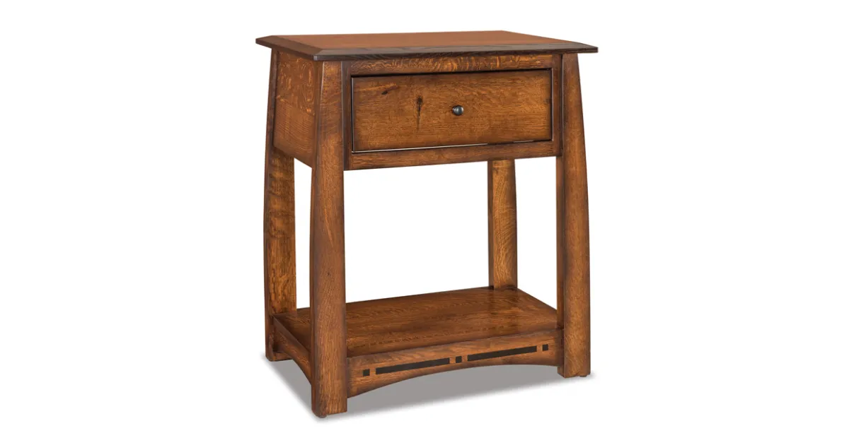 Boulder Creek 30\" 1 Drawer Open Night Stand