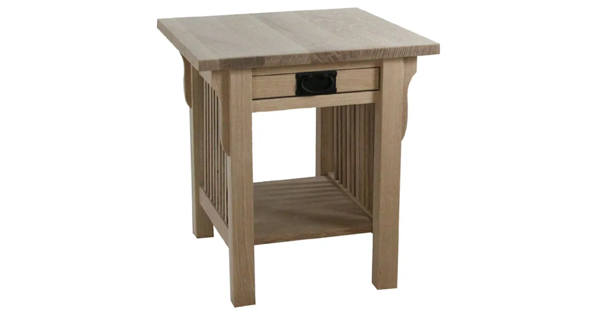 Landmark Mission End Table