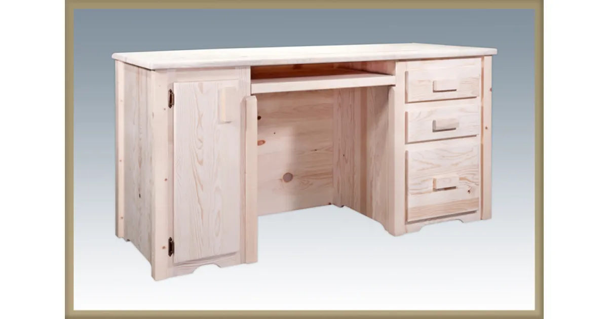 Homestead Hardwood Computer Desk | Solid Wood | AFF