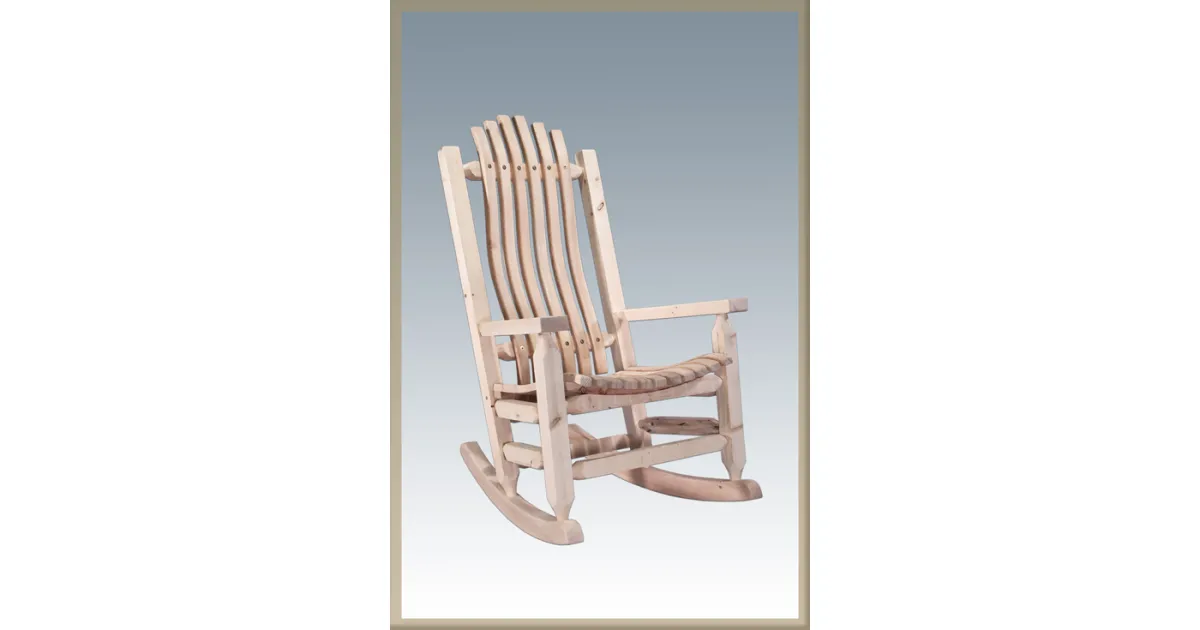 Homestead Log Rocker