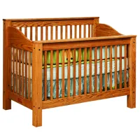 Mission Convertible Crib | Amish Furniture Factory