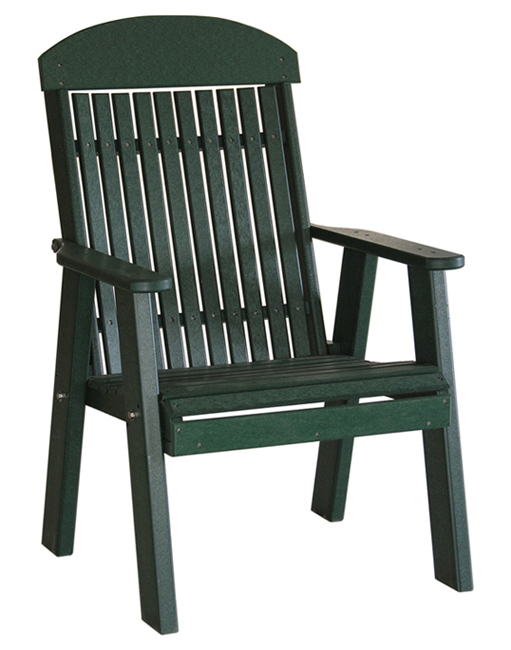 2 & 4' Classic Highback Poly Vinyl Bench | Amish Furniture Factory