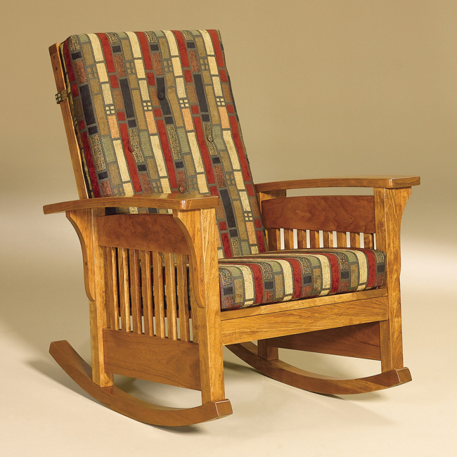 Bow Arm Slat Rocker | Amish Furniture Factory